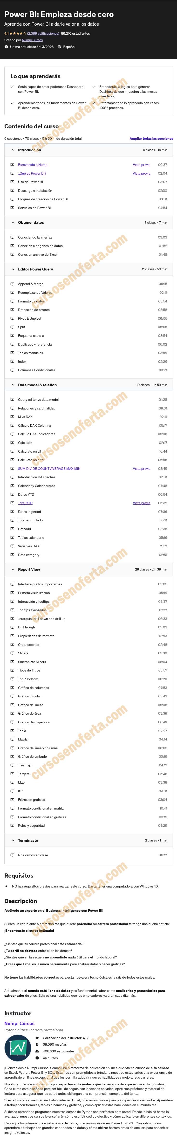 Power BI Empieza desde cero - cursosenoferta.com Power BI Empieza desde cero - cursosenoferta.com